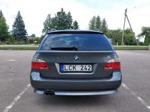 Grey BMW 525 2007 in Pasvalys, with an engine capacity of 2.50 L and mileage of 377 thousand km for 1700 €, photo 7 on AUTOMOTO.COM.LV