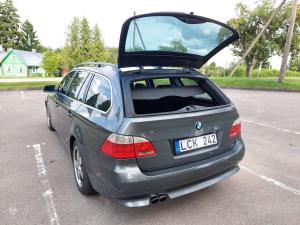 Grey BMW 525 2007 in Pasvalys, with an engine capacity of 2.50 L and mileage of 377 thousand km for 1700 €, photo 10 on AUTOMOTO.COM.LV