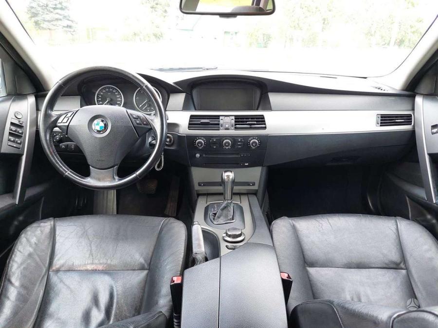 Grey BMW 525 2007 in Pasvalys, with an engine capacity of 2.50 L and mileage of 377 thousand km for 1700 €, photo 16 on AUTOMOTO.COM.LV