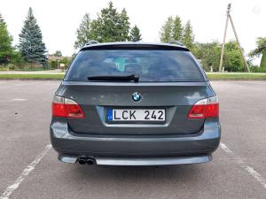 Grey BMW 525 2007 in Pasvalys, with an engine capacity of 2.50 L and mileage of 377 thousand km for 1700 €, photo 33 on AUTOMOTO.COM.LV
