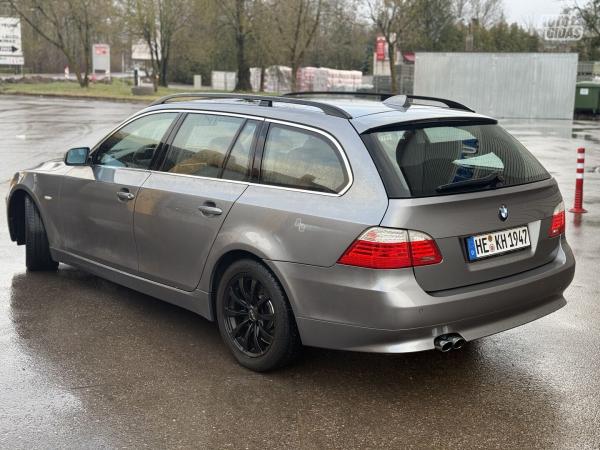 Grey BMW 525 2007 in Vilnius, with an engine capacity of 3.00 L and mileage of 316 thousand km for 3600 €, photo 5 on AUTOMOTO.COM.LV