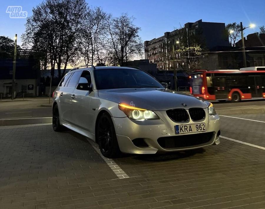 Grey BMW 525 2007 in Kaunas, with an engine capacity of 3.00 L and mileage of 485 thousand km for 4000 €, photo 1 on AUTOMOTO.COM.LV
