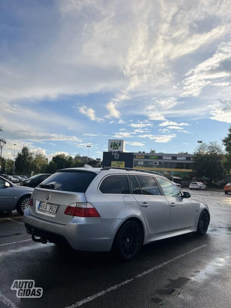 Grey BMW 525 2007 in Kaunas, with an engine capacity of 3.00 L and mileage of 485 thousand km for 4000 €, photo 8 on AUTOMOTO.COM.LV