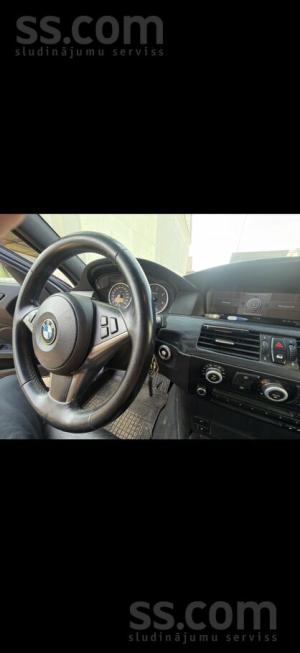 Pelēks BMW 525 2007 Daugavpils, ar dzinēja tilpumu 3.00 L un nobraukumu 290 tūkst. km par 4000 €, foto  vietnē AUTOMOTO.COM.LV