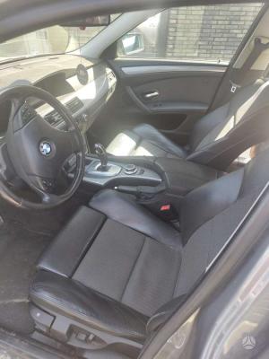 Grey BMW 525 2007 in Vilnius, with an engine capacity of 2.50 L and mileage of 325 thousand km for 4500 €, photo 4 on AUTOMOTO.COM.LV