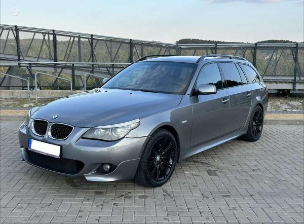 Pelēks BMW 525 2007 Anykščiai, ar dzinēja tilpumu 2.99 L un nobraukumu 350 tūkst. km par 4500 €, foto 3 vietnē AUTOMOTO.COM.LV