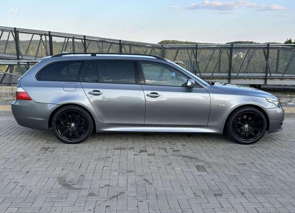 Pelēks BMW 525 2007 Anykščiai, ar dzinēja tilpumu 2.99 L un nobraukumu 350 tūkst. km par 4500 €, foto 5 vietnē AUTOMOTO.COM.LV