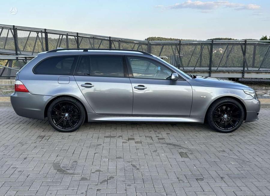 Grey BMW 525 2007 in Anyksciai, with an engine capacity of 2.99 L and mileage of 350 thousand km for 4500 €, photo 6 on AUTOMOTO.COM.LV