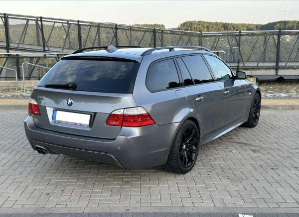 Pelēks BMW 525 2007 Anykščiai, ar dzinēja tilpumu 2.99 L un nobraukumu 350 tūkst. km par 4500 €, foto 6 vietnē AUTOMOTO.COM.LV