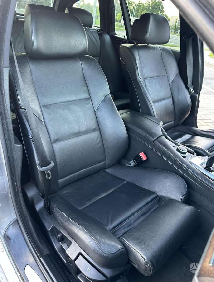 Grey BMW 525 2007 in Anyksciai, with an engine capacity of 2.99 L and mileage of 350 thousand km for 4500 €, photo 13 on AUTOMOTO.COM.LV