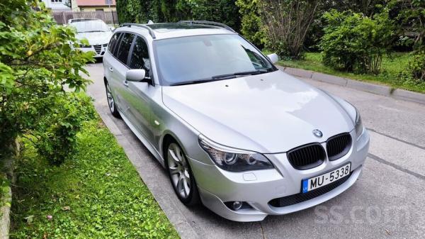 Grey BMW 525 2007 in Dobele, with an engine capacity of 2.50 L and mileage of 416 thousand km for 4700 €, photo 2 on AUTOMOTO.COM.LV