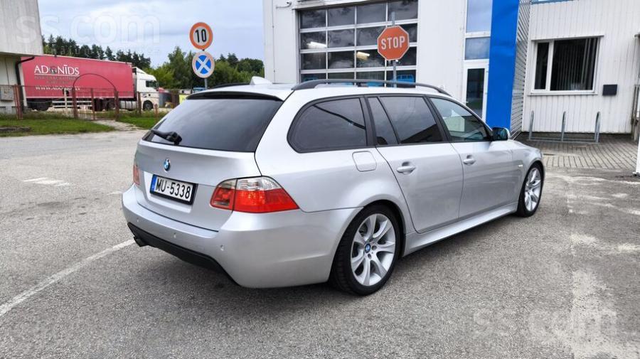 Pelēks BMW 525 2007 Dobele, ar dzinēja tilpumu 2.50 L un nobraukumu 416 tūkst. km par 4700 €, foto 4 vietnē AUTOMOTO.COM.LV
