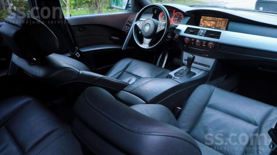 Pelēks BMW 525 2007 Dobele, ar dzinēja tilpumu 2.50 L un nobraukumu 416 tūkst. km par 4700 €, foto 7 vietnē AUTOMOTO.COM.LV