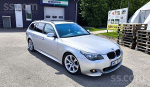 Pelēks BMW 525 2007 Dobele, ar dzinēja tilpumu 2.50 L un nobraukumu 416 tūkst. km par 4300 €, foto  vietnē AUTOMOTO.COM.LV