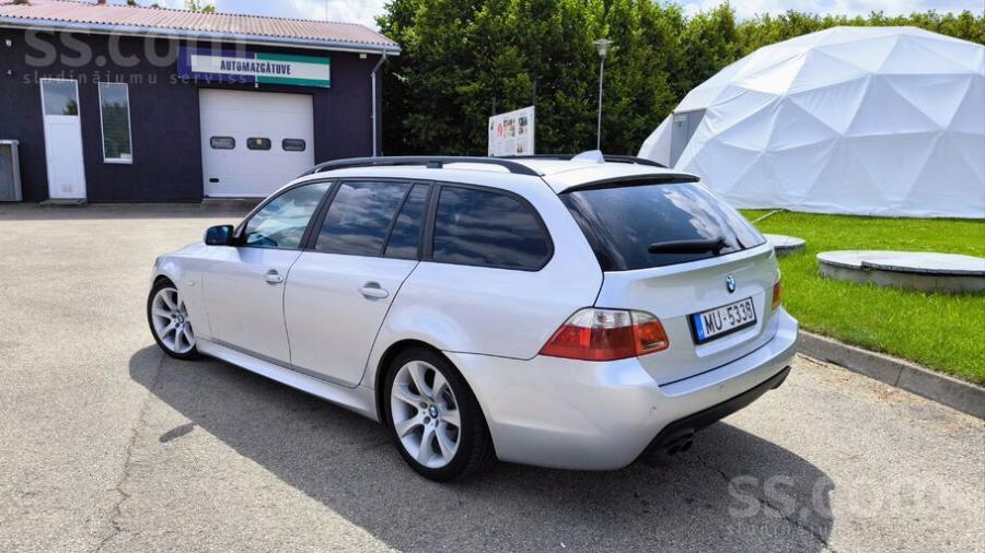 Pelēks BMW 525 2007 Dobele, ar dzinēja tilpumu 2.50 L un nobraukumu 416 tūkst. km par 4300 €, foto 5 vietnē AUTOMOTO.COM.LV