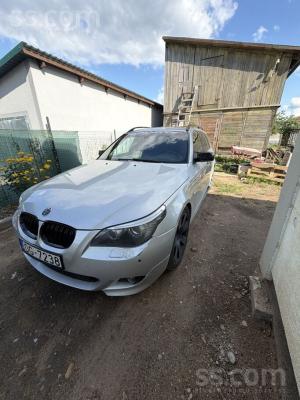 Pelēks BMW 525 2007 Daugavpils, ar dzinēja tilpumu 3.00 L un nobraukumu 290 tūkst. km par 4000 €, foto  vietnē AUTOMOTO.COM.LV
