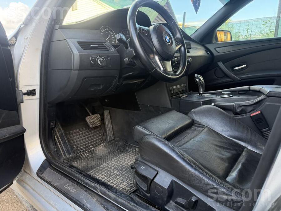 Pelēks BMW 525 2007 Daugavpils, ar dzinēja tilpumu 3.00 L un nobraukumu 290 tūkst. km par 4000 €, foto 5 vietnē AUTOMOTO.COM.LV