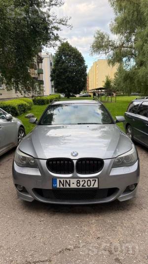 Grey BMW 525 2007 in Riga, with an engine capacity of 2.50 L and mileage of 409 thousand km for 4000 €, photo  on AUTOMOTO.COM.LV