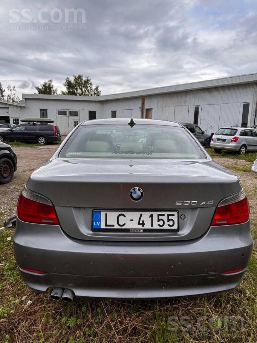 Grey BMW 525 2007 in Riga, with an engine capacity of 2.50 L and mileage of 409 thousand km for 4000 €, photo 7 on AUTOMOTO.COM.LV