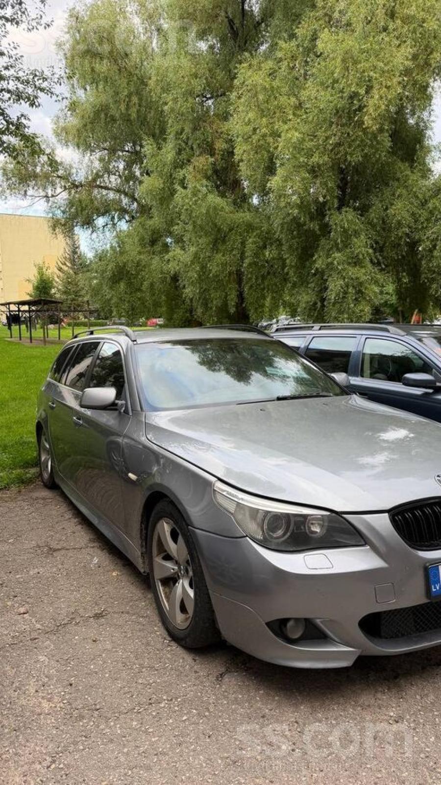 Grey BMW 525 2007 in Riga, with an engine capacity of 2.50 L and mileage of 409 thousand km for 4000 €, photo 16 on AUTOMOTO.COM.LV