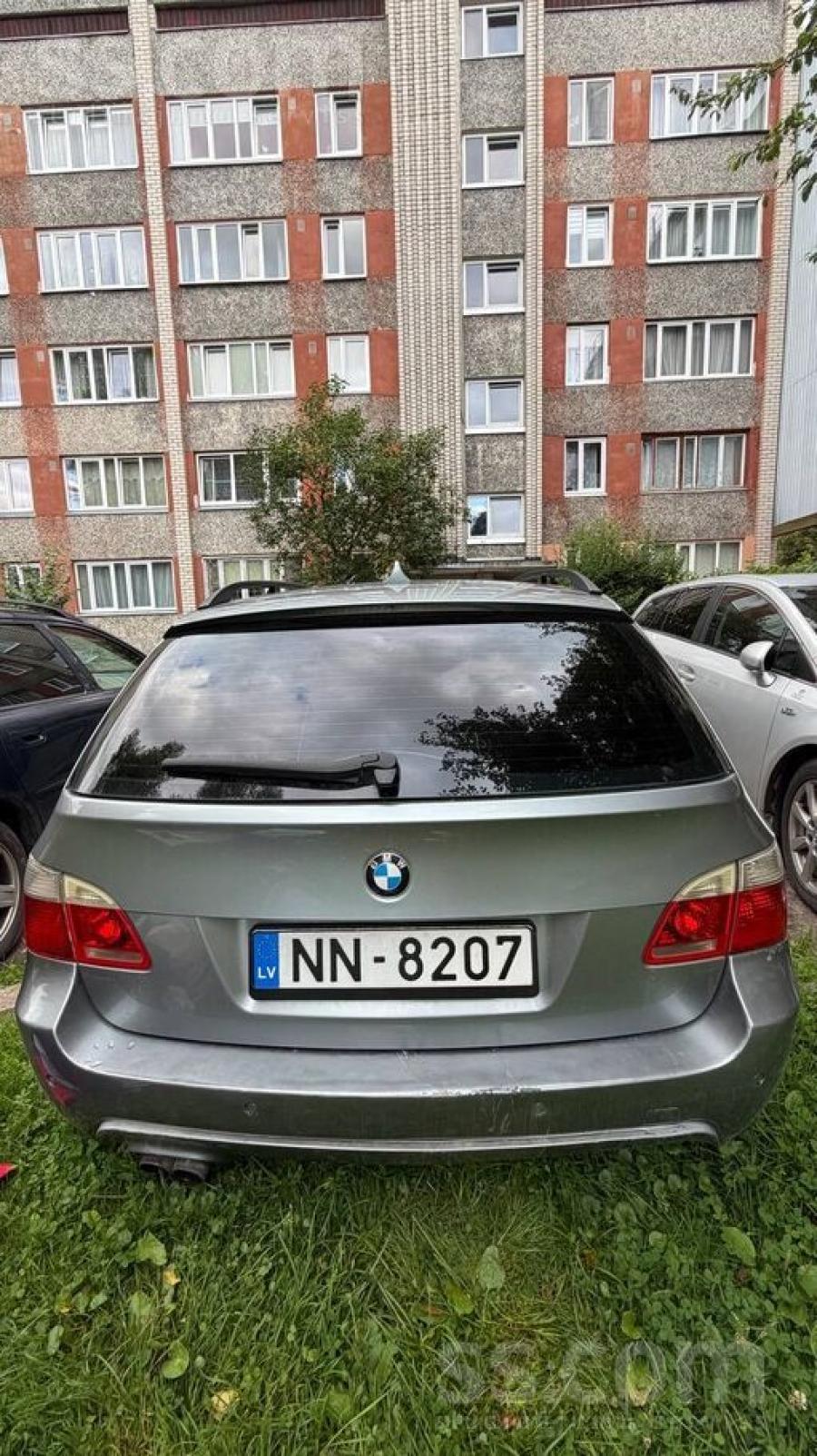 Grey BMW 525 2007 in Riga, with an engine capacity of 2.50 L and mileage of 409 thousand km for 4000 €, photo 19 on AUTOMOTO.COM.LV