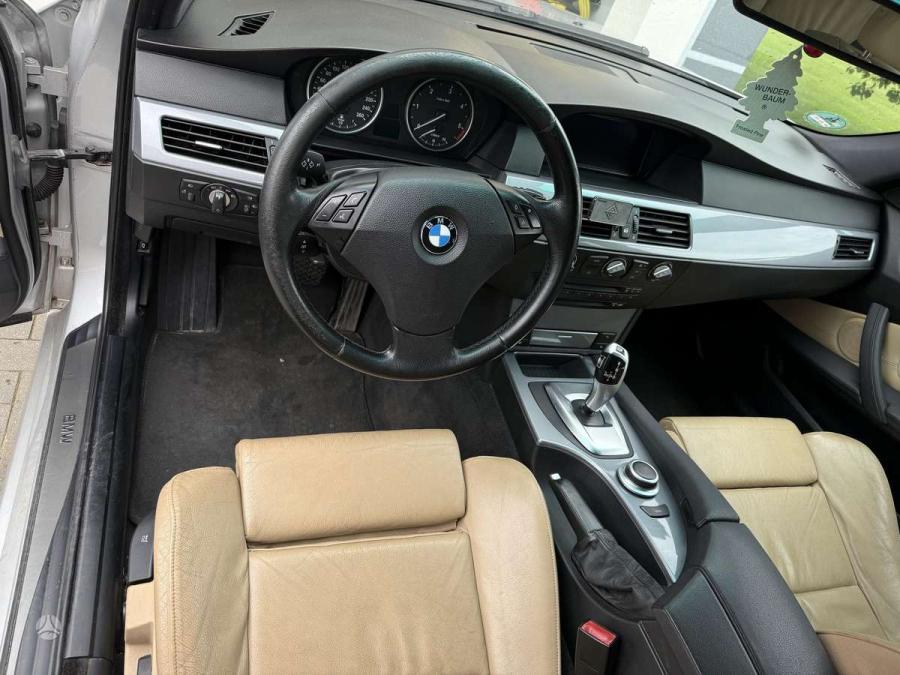 Pelēks BMW 525 2007 Klaipėda, ar dzinēja tilpumu 2.99 L un nobraukumu 285 tūkst. km par 3400 €, foto 8 vietnē AUTOMOTO.COM.LV