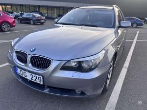 Pelēks BMW 525 2007 Viļņa, ar dzinēja tilpumu 2.50 L un nobraukumu 374 tūkst. km par 2350 €, foto  vietnē AUTOMOTO.COM.LV