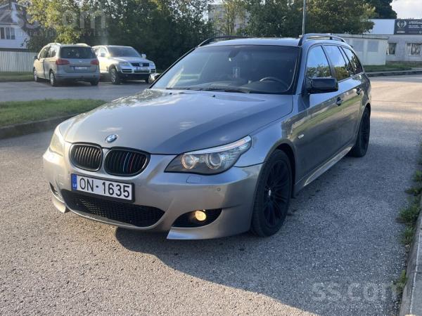 Pelēks BMW 525 2007 Daugavpils, ar dzinēja tilpumu 3.00 L un nobraukumu 394 tūkst. km par 4200 €, foto 1 vietnē AUTOMOTO.COM.LV