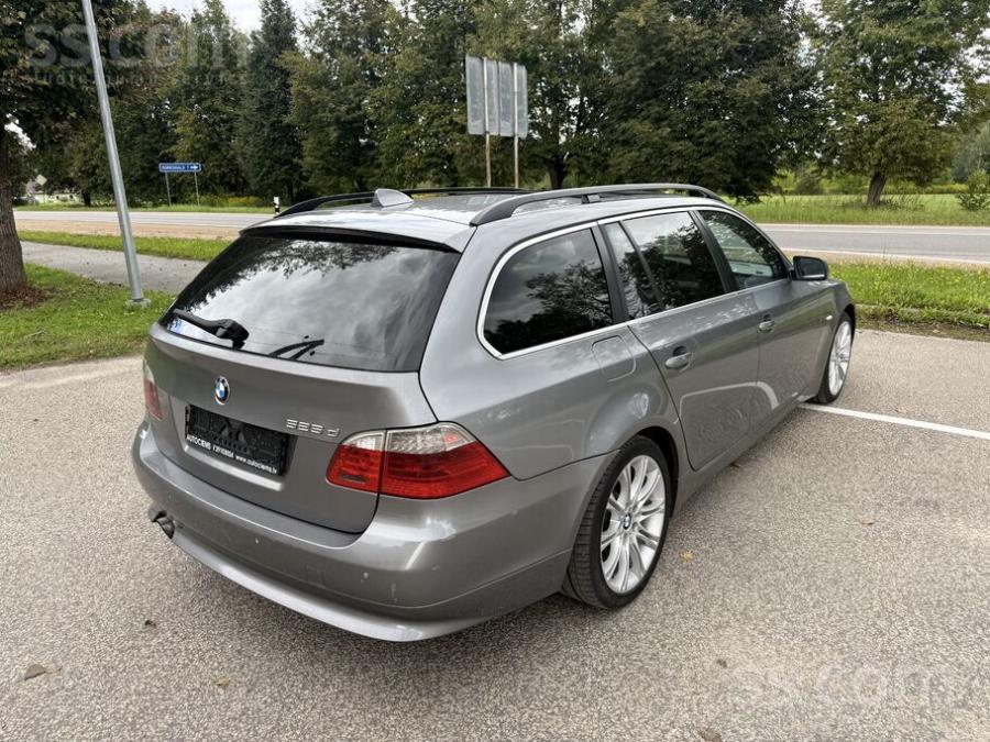 Grey BMW 525 2007 in Ogre, with an engine capacity of 3.00 L and mileage of 331 thousand km for 3999 €, photo 5 on AUTOMOTO.COM.LV