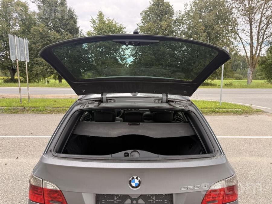 Grey BMW 525 2007 in Ogre, with an engine capacity of 3.00 L and mileage of 331 thousand km for 3999 €, photo 8 on AUTOMOTO.COM.LV