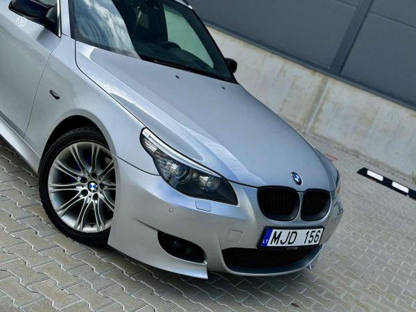 Pelēks BMW 525 2007 Šauļi, ar dzinēja tilpumu 2.99 L un nobraukumu 370 tūkst. km par 6000 €, foto 3 vietnē AUTOMOTO.COM.LV