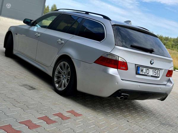 Pelēks BMW 525 2007 Šauļi, ar dzinēja tilpumu 2.99 L un nobraukumu 370 tūkst. km par 6000 €, foto 7 vietnē AUTOMOTO.COM.LV