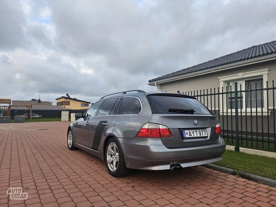 Grey BMW 525 2007 in Klaipeda, with an engine capacity of 2.50 L and mileage of 193 thousand km for 2999 €, photo 7 on AUTOMOTO.COM.LV