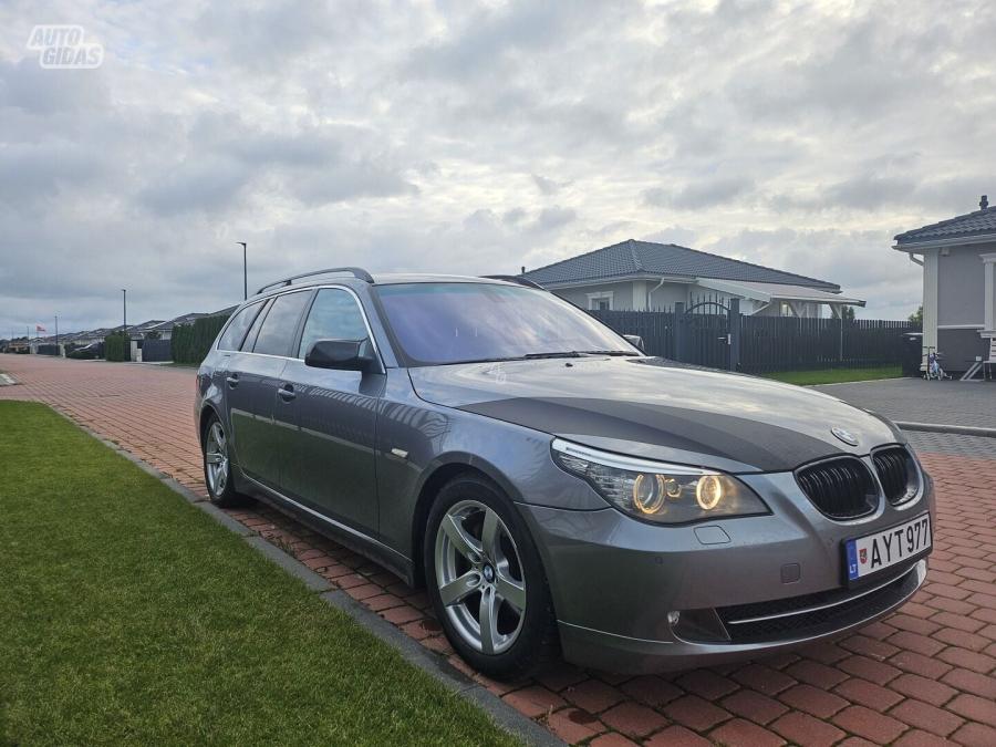 Grey BMW 525 2007 in Klaipeda, with an engine capacity of 2.50 L and mileage of 193 thousand km for 2999 €, photo 9 on AUTOMOTO.COM.LV