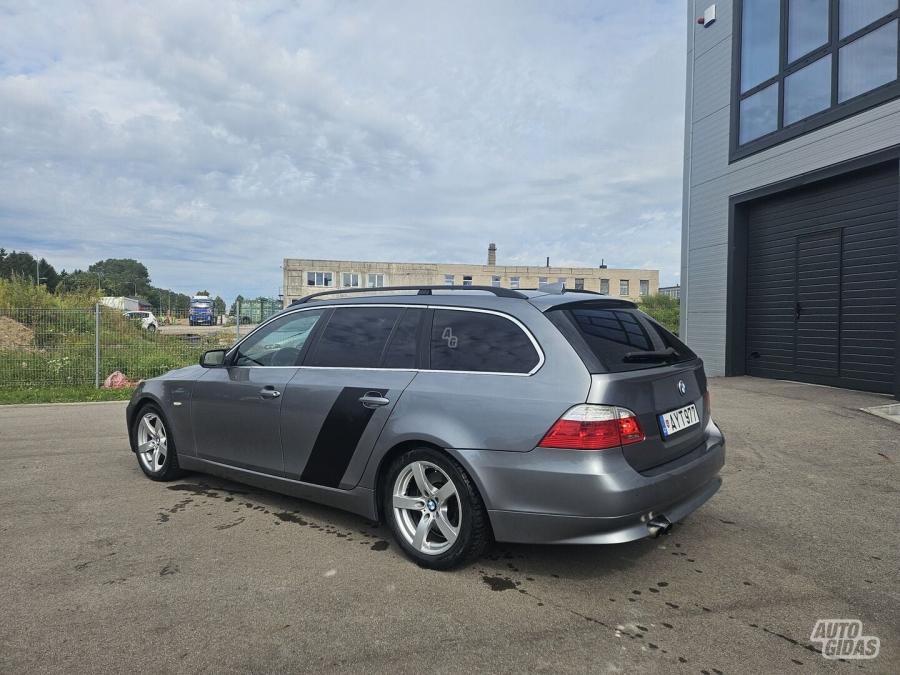 Grey BMW 525 2007 in Klaipeda, with an engine capacity of 2.50 L and mileage of 193 thousand km for 2999 €, photo 12 on AUTOMOTO.COM.LV