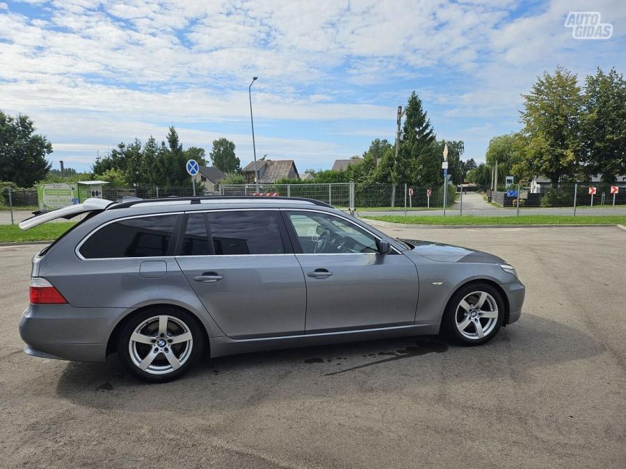 Grey BMW 525 2007 in Klaipeda, with an engine capacity of 2.50 L and mileage of 193 thousand km for 2999 €, photo 13 on AUTOMOTO.COM.LV