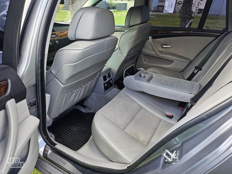 Grey BMW 525 2007 in Klaipeda, with an engine capacity of 2.50 L and mileage of 193 thousand km for 2999 €, photo 19 on AUTOMOTO.COM.LV