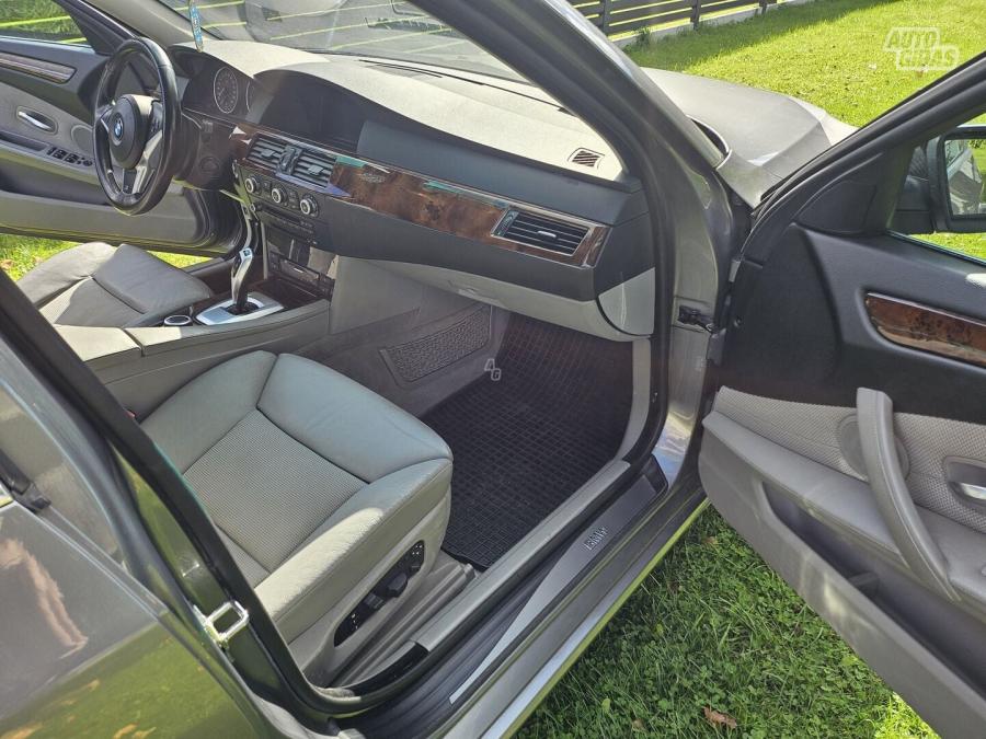 Grey BMW 525 2007 in Klaipeda, with an engine capacity of 2.50 L and mileage of 193 thousand km for 2999 €, photo 23 on AUTOMOTO.COM.LV