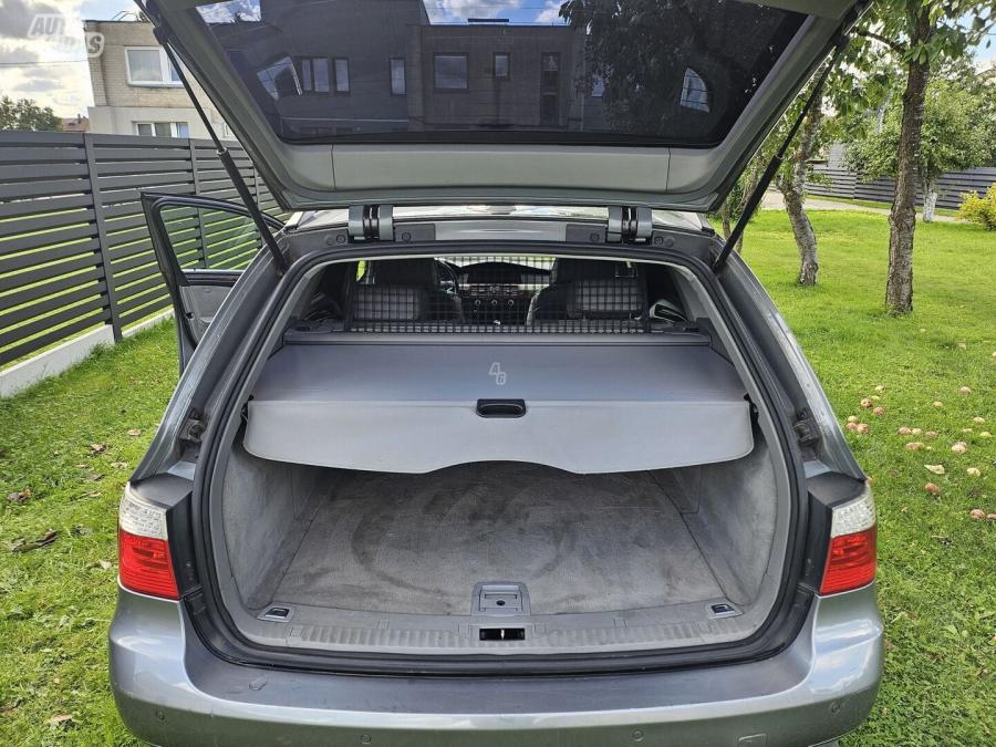 Grey BMW 525 2007 in Klaipeda, with an engine capacity of 2.50 L and mileage of 193 thousand km for 2999 €, photo 27 on AUTOMOTO.COM.LV