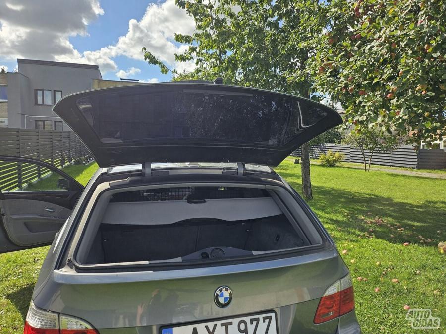Grey BMW 525 2007 in Klaipeda, with an engine capacity of 2.50 L and mileage of 193 thousand km for 2999 €, photo 30 on AUTOMOTO.COM.LV