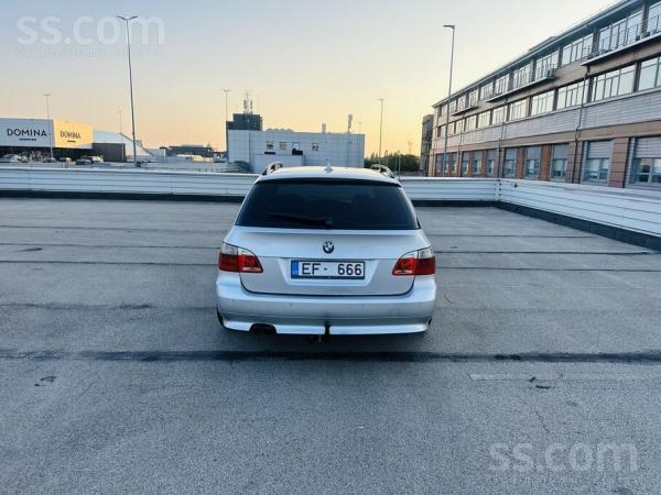 Grey BMW 525 2007 in Riga, with an engine capacity of 2.50 L and mileage of 342 thousand km for 3444 €, photo 7 on AUTOMOTO.COM.LV