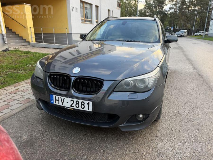 Grey BMW 525 2007 in Riga, with an engine capacity of 3.00 L and mileage of 400 thousand km for 3150 €, photo 3 on AUTOMOTO.COM.LV