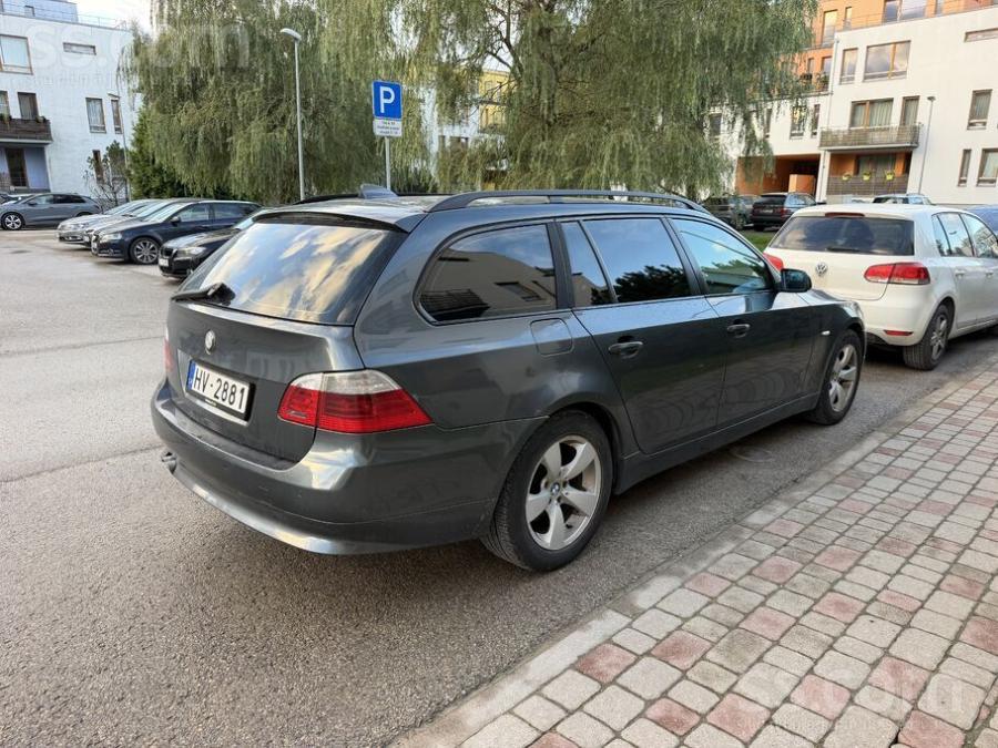 Grey BMW 525 2007 in Riga, with an engine capacity of 3.00 L and mileage of 400 thousand km for 3150 €, photo 7 on AUTOMOTO.COM.LV