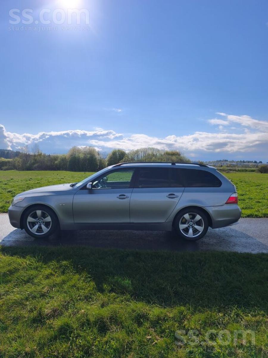 Grey BMW 525 2007 in Riga, with an engine capacity of 2.50 L and mileage of 309 thousand km for 3690 €, photo 3 on AUTOMOTO.COM.LV