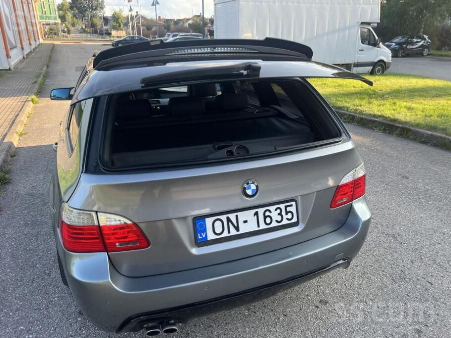 Grey BMW 525 2007 in Daugavpils, with an engine capacity of 3.00 L and mileage of 0 thousand km for 3600 €, photo 6 on AUTOMOTO.COM.LV