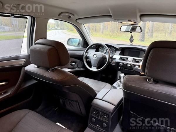 Pelēks BMW 525 2007 Rīga, ar dzinēja tilpumu 2.00 L un nobraukumu 368 tūkst. km par 3350 €, foto 8 vietnē AUTOMOTO.COM.LV