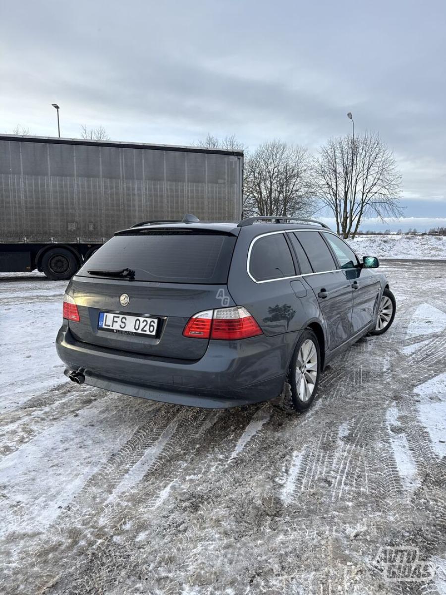 Grey BMW 525 2008 in Klaipeda, with an engine capacity of 3.00 L and mileage of 440 thousand km for 3500 €, photo 4 on AUTOMOTO.COM.LV