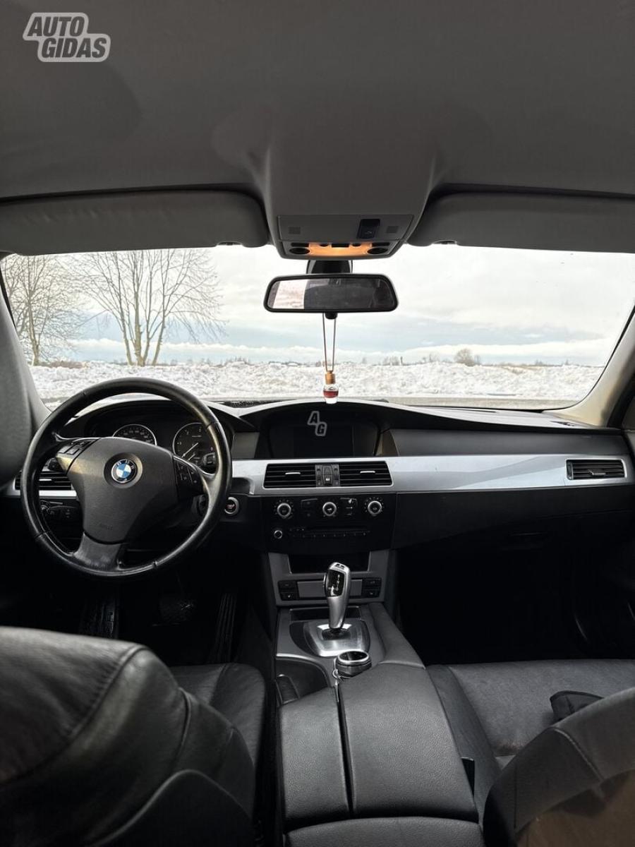 Grey BMW 525 2008 in Klaipeda, with an engine capacity of 3.00 L and mileage of 440 thousand km for 3450 €, photo 7 on AUTOMOTO.COM.LV
