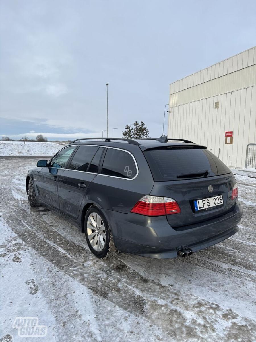 Pelēks BMW 525 2008 Klaipėda, ar dzinēja tilpumu 3.00 L un nobraukumu 440 tūkst. km par 3350 €, foto 6 vietnē AUTOMOTO.COM.LV