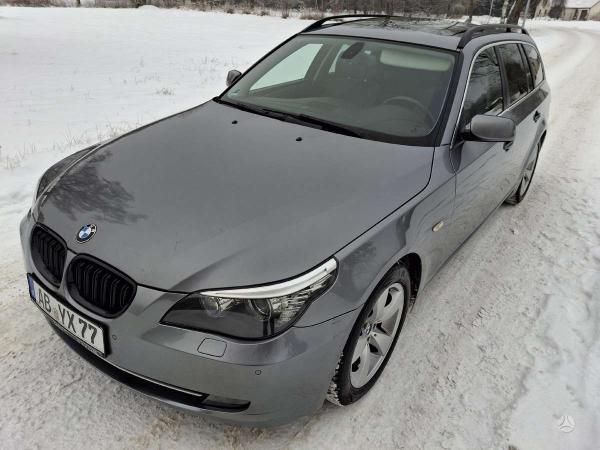 Grey BMW 525 2008 in Prienai, with an engine capacity of 2.99 L and mileage of 321 thousand km for 4250 €, photo 1 on AUTOMOTO.COM.LV